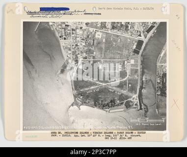 Landing Fields - Philippines - Panay Island, Aerial Photograph Stock ...