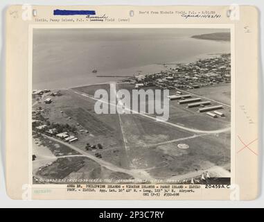 Landing Fields - Philippines - Panay Island, Aerial Photograph Stock ...