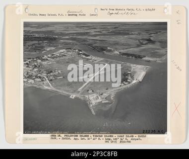 Landing Fields - Philippines - Panay Island, Aerial Photograph Stock ...