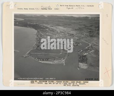 Landing Fields - Philippines - Panay Island, Aerial Photograph Stock ...