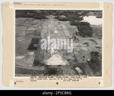 Landing Fields - Philippines - Panay Island, Aerial Photograph Stock ...