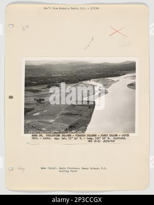 Landing Fields - Philippines - Panay Island, Aerial Photograph Stock ...