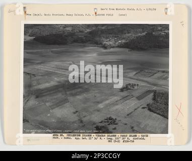 Landing Fields - Philippines - Panay Island, Aerial Photograph Stock ...