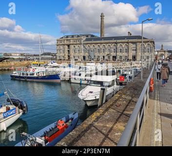 The Marina at the basin within the Royal William Yard in Stonehouse ...