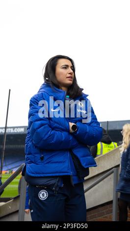 Chelsea goalkeeper Zecira Musovic before the UEFA Women's Champions ...