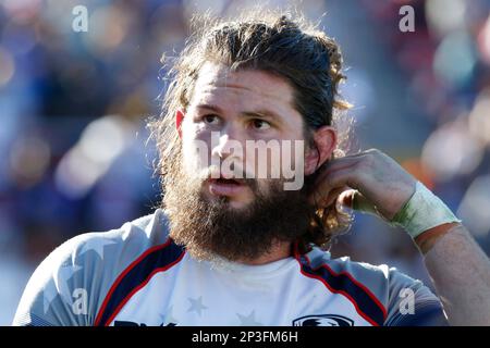 15 February 2015: Danny Barrett (3) of the United States during the USA ...