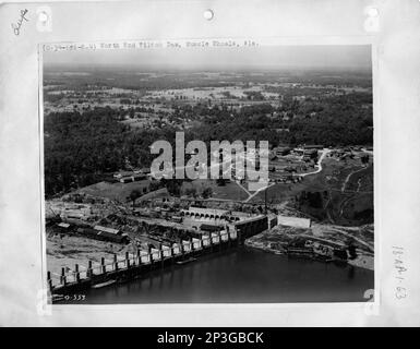 Alabama - Muscle Shoals, Aerial Photograph Stock Photo - Alamy