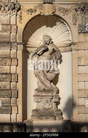 Nymph Bath Fountain (Nymphenbad) detail at Zwinger Palace - Dresden ...