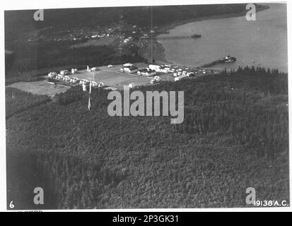 Alaska - Chilkoot Barracks, Aerial Photograph Stock Photo - Alamy