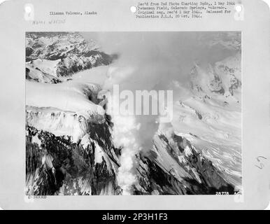 Alaska - Iliamna Volcano, Aerial Photograph Stock Photo - Alamy