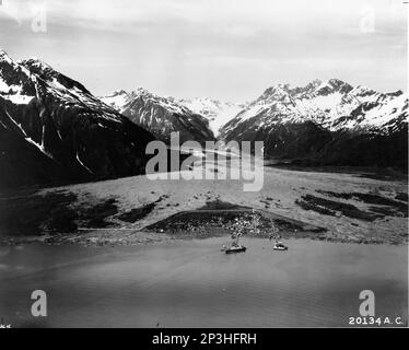 Alaska - Valdez, Aerial Photograph Stock Photo - Alamy