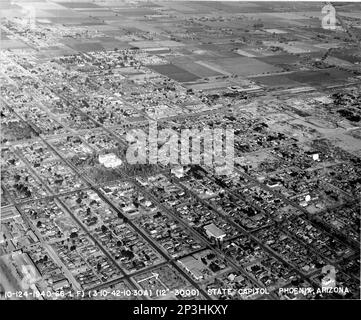 aerial view above Yuma Arizona Stock Photo - Alamy