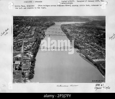 Arkansas - Little Rock, Aerial Photograph Stock Photo - Alamy