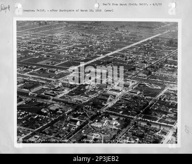 California - Compton, Aerial Photograph Stock Photo - Alamy