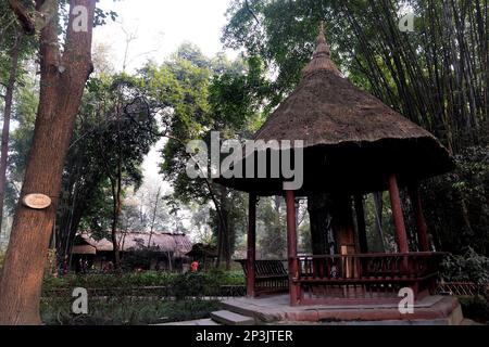 Du Fu Cottage Stele Pavilion Stock Photo - Alamy
