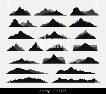 Cliff set color collection Stock Vector Image & Art - Alamy