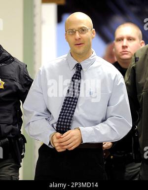 Hugo Selenski, center, charged with the murders of Michael Kerkowski ...