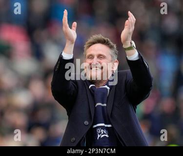 Sale Sharks co-owner Simon Orange and his wife Michelle arrive at the ...