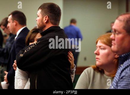 Krista Ball, Mike McLelland's daughter, talks on the phone after Eric ...