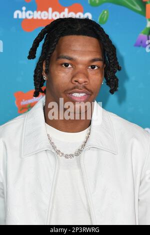 Lil Baby attends the 2023 Nickelodeon Kids' Choice Awards at Microsoft ...