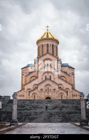 Georgia, Tbilisi. The main cathedral of the Georgian Orthodox Church ...
