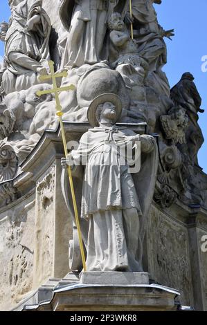 Baroque Holy Trinity column on the Safarikovo square by Dionyz Ignac ...