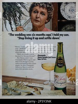 Vintage "Life" magazine 25 June 1971 issue advert, United States Stock ...