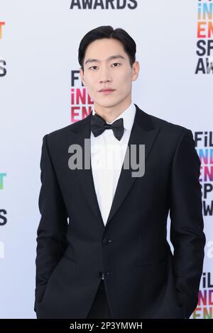 Steve Sanghyun Noh attends the 2023 Film Independent Spirit Awards on ...