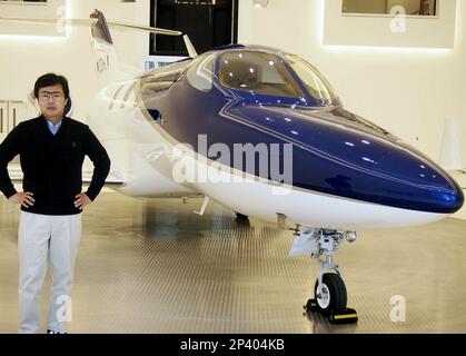 Honda Aircraft Co. unveils its business small aircraft "HondaJet'' at ...