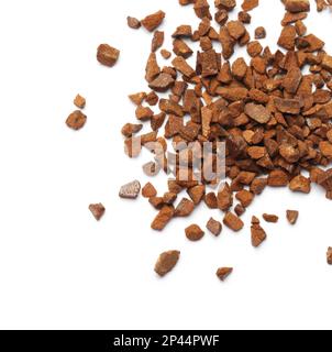 Pile of chicory granules isolated on white Stock Photo - Alamy