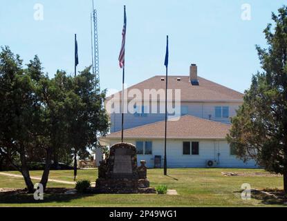 The Amidon Courthouse, Slope County Courthouse in Amidon, North Dakota ...