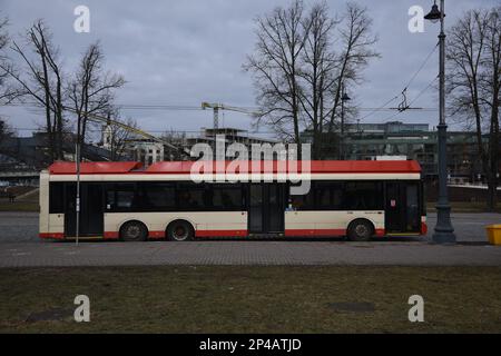 Solaris Trollino trolleybus Stock Photo - Alamy