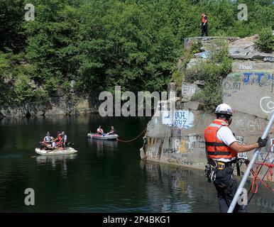 Quarry Personnel 1 Stock Photo - Alamy