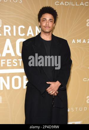 Corteon Moore walking the red carpet at the 5th American Black Film ...