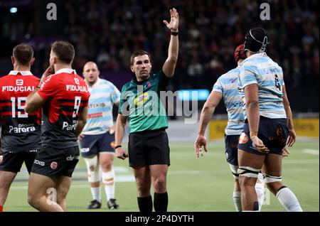 Luc RAMOS referee during the Top 14 match between Montpellier and Pau ...
