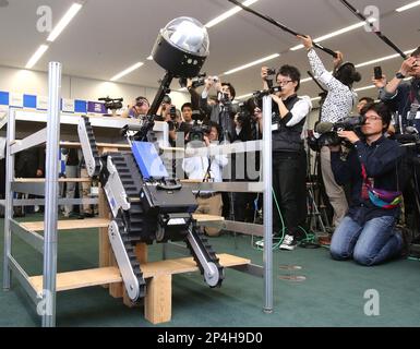 Sakura Ichigo (Sakura One ), a hardy robot designed to inspect disaster ...