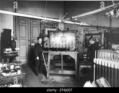 Kristian Birkeland and his terrella experiment Stock Photo - Alamy