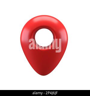 Realistic Location map pin gps pointer markers vector illustration for destination. 3D Style ...