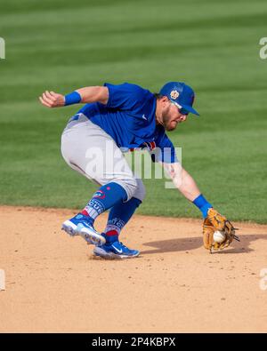 Chicago Cubs' Esteban Quiroz (43) plays during a baseball game against ...