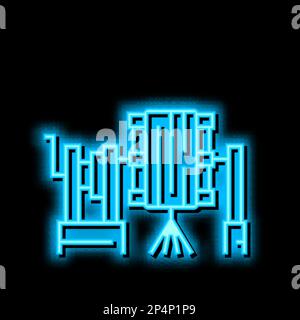 silk reeling neon glow icon illustration Stock Vector Image & Art - Alamy