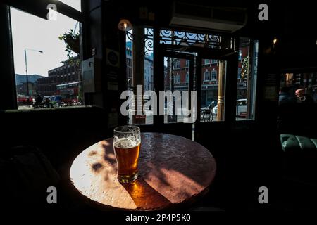 The old Jack the Ripper pub sign in London, England. UK Circa 1980's ...