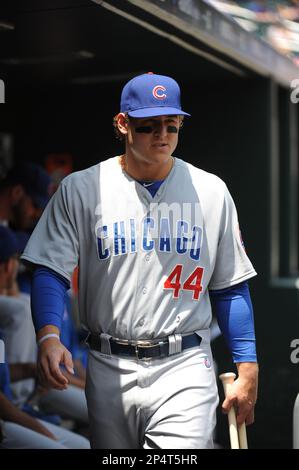 Chicago Cubs infielder Anthony Rizzo (44) during game against the New ...