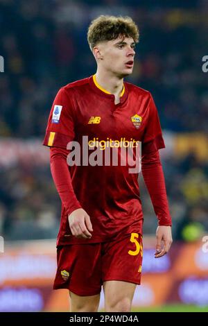 Olimpico Stadium, Rome, Italy - RomaÕs fans wave a flag before kick-off ...