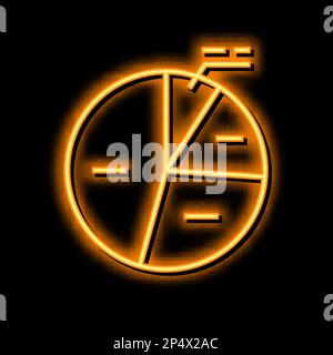 spider chart neon glow icon illustration Stock Vector Image & Art - Alamy