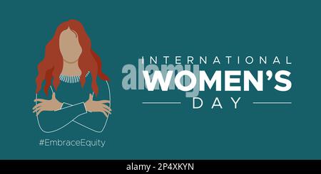 International Women's Day 2023 Embrace Equity 8 March 2023. Women in leadership, woman ...