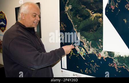 Map of Sitka in Alaska Stock Photo - Alamy