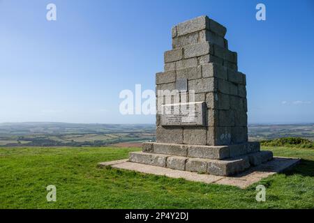 The Worsley Obelisk, Wroxall, Isle of Wight, UK Stock Photo - Alamy