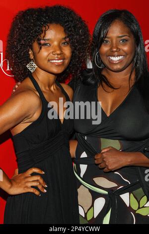 Shar Jackson (R) and daughter Cassie Jackson attend the "L.A. Hair ...