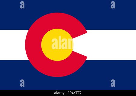 Flag of Colorado Stock Photo - Alamy