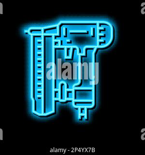 rotary hammer tool neon glow icon illustration Stock Vector Image & Art ...